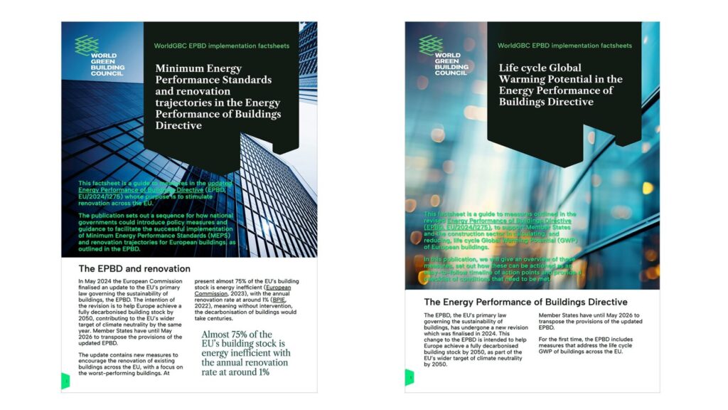 WorldGBC EPBD implementation factsheets - World Green Building Council
